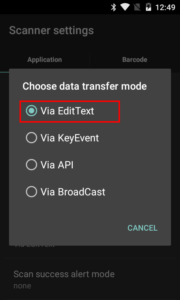 How to run Ventor on a professional barcode (Zebra) scanner in Odoo WMS ...