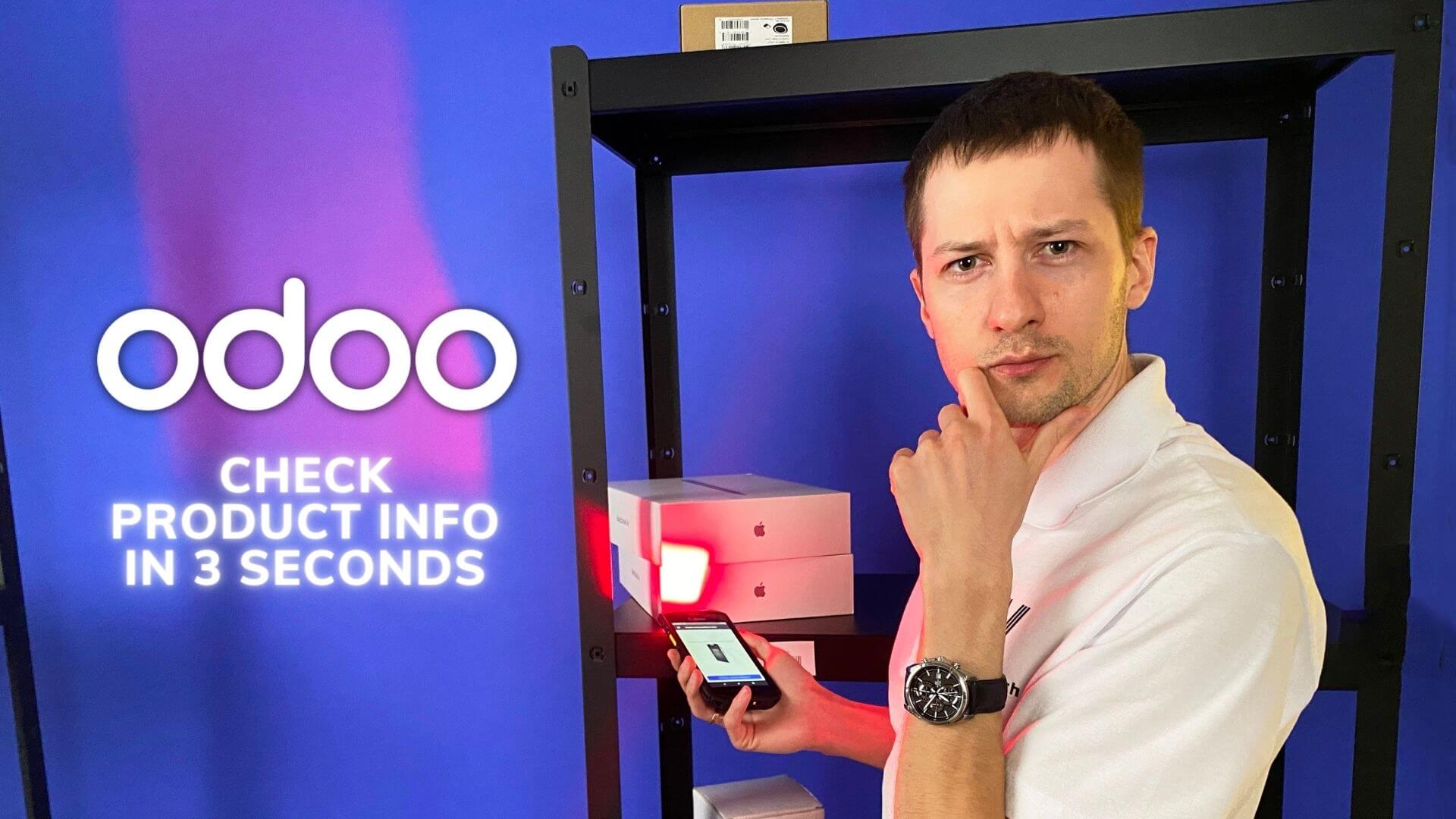 How to quickly check product info in Odoo using a barcode scanner | Ventor app