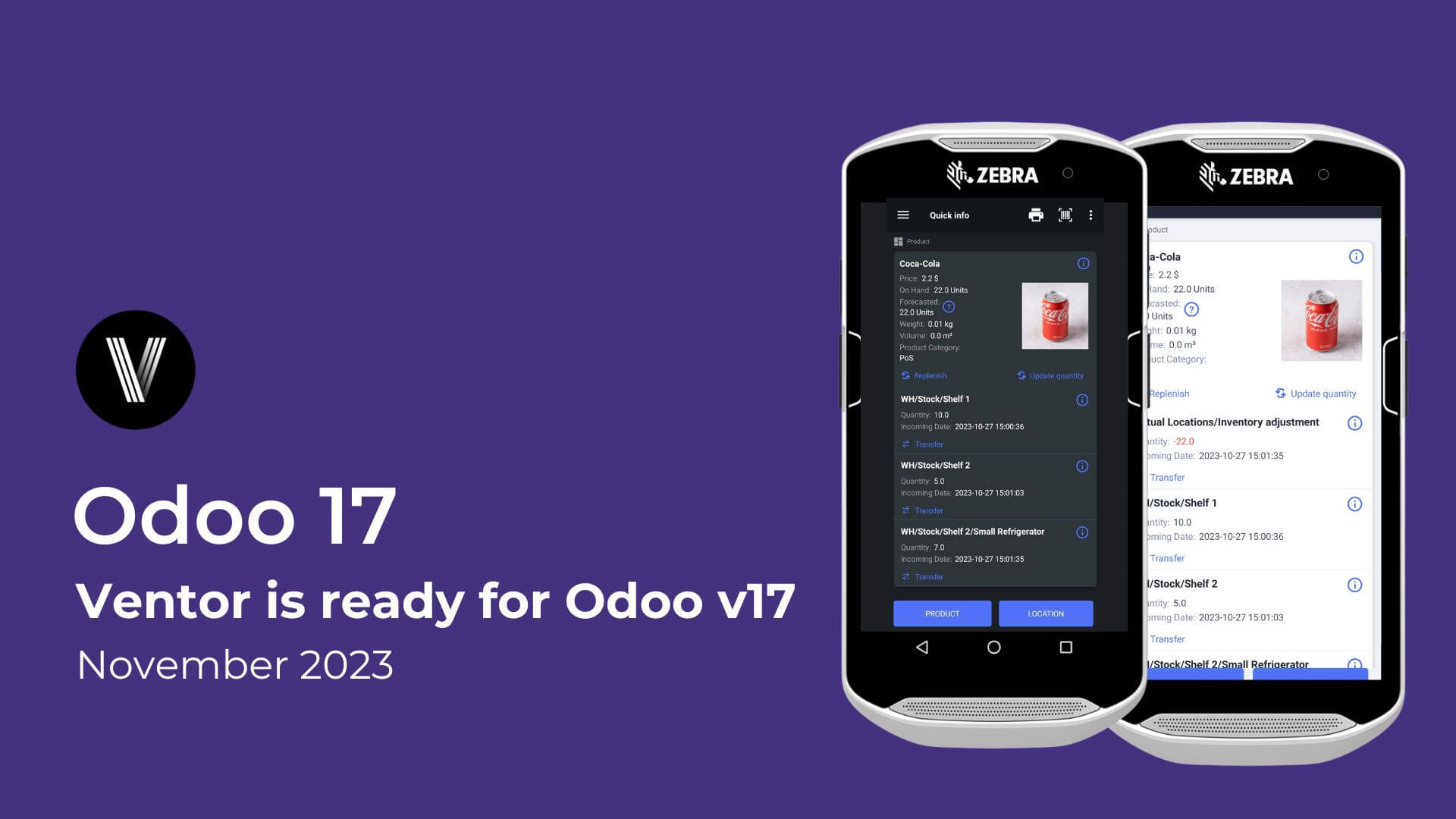 Ventor is ready for Odoo v17 | Ventor PRO